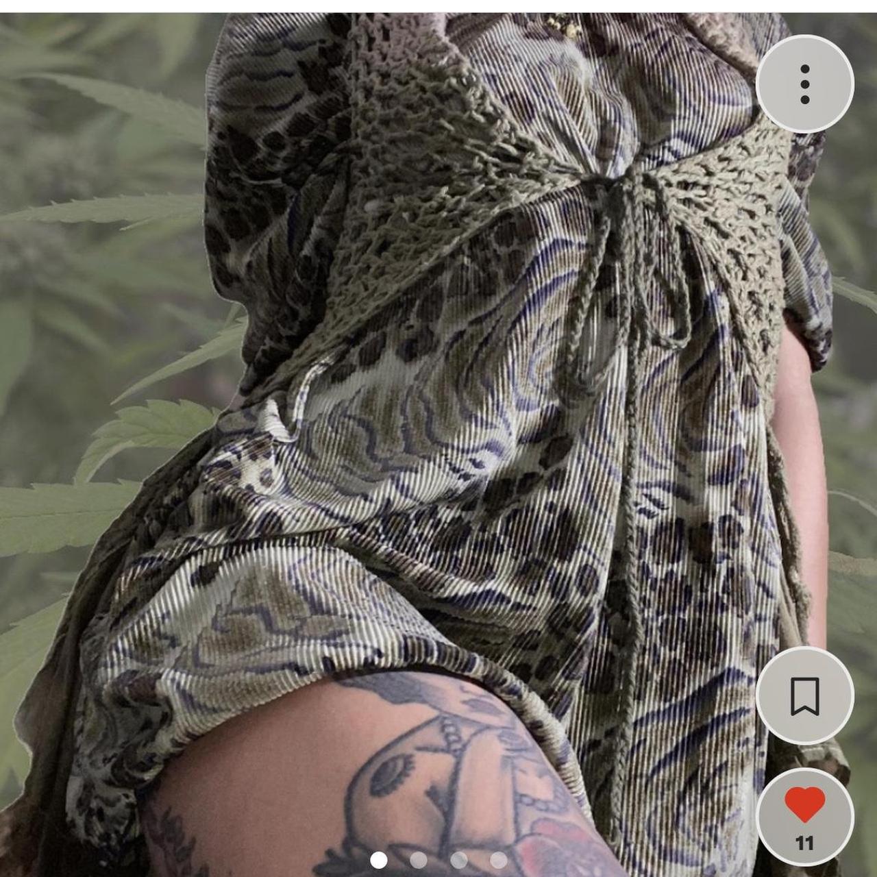 REPOP vintage whimsy goth fairy like ribbed flowy... - Depop