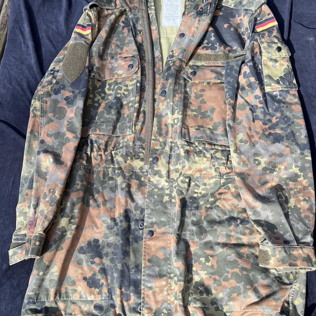 Surplus German Flecktarn Parka Looks to be... | Depop