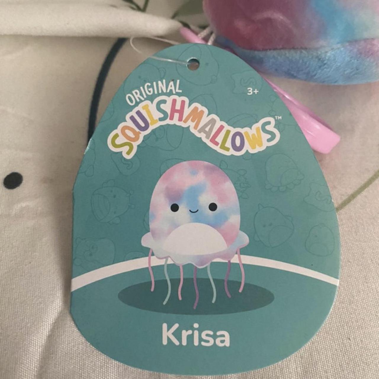 Krisa the jellyfish squishmallow keychain. brand new... - Depop