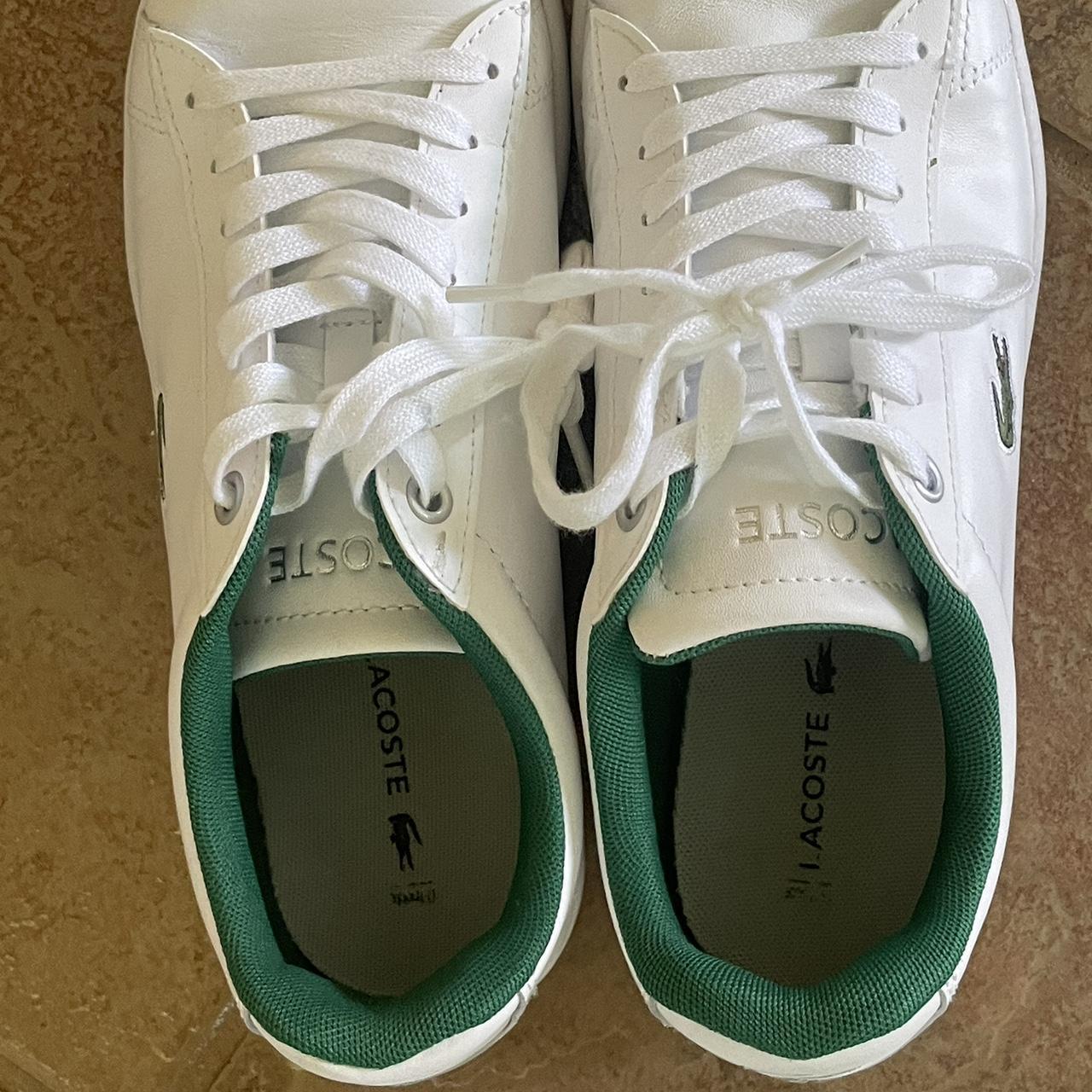 LACOSTE SNEAKERS. I’m 9-9.5 women. These are size 7... | Depop