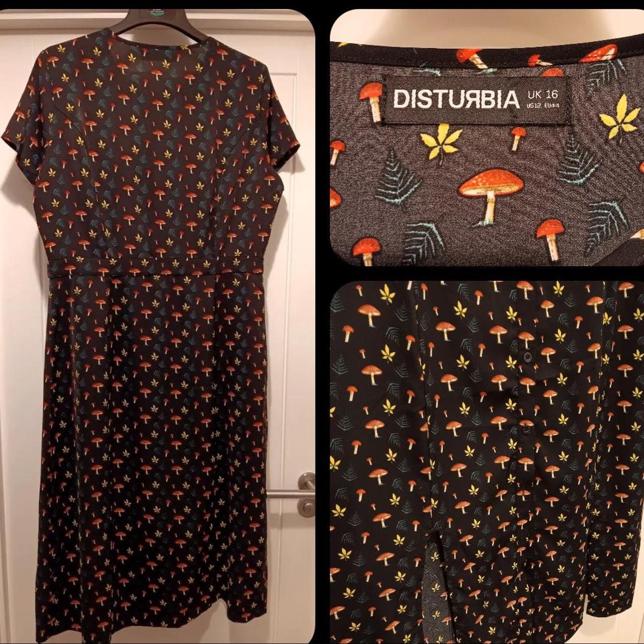 Disturbia toadstool dress Midi dress size 16 Does... - Depop