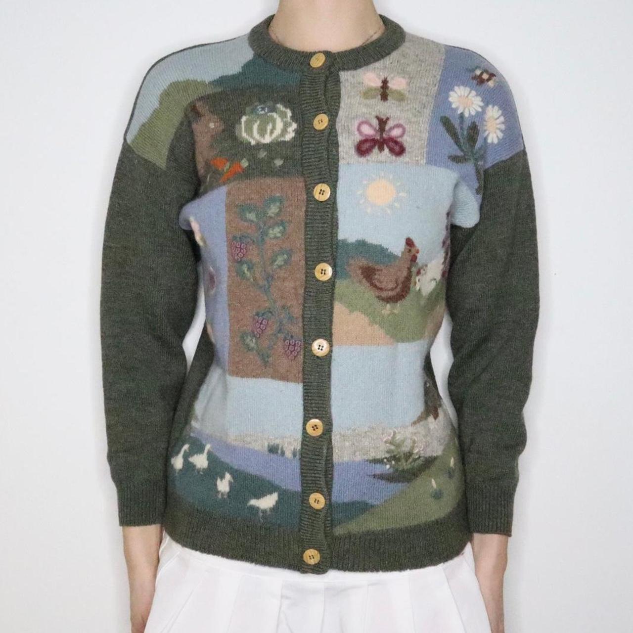 Cutest Cottagecore Scene Cardigan... - Depop