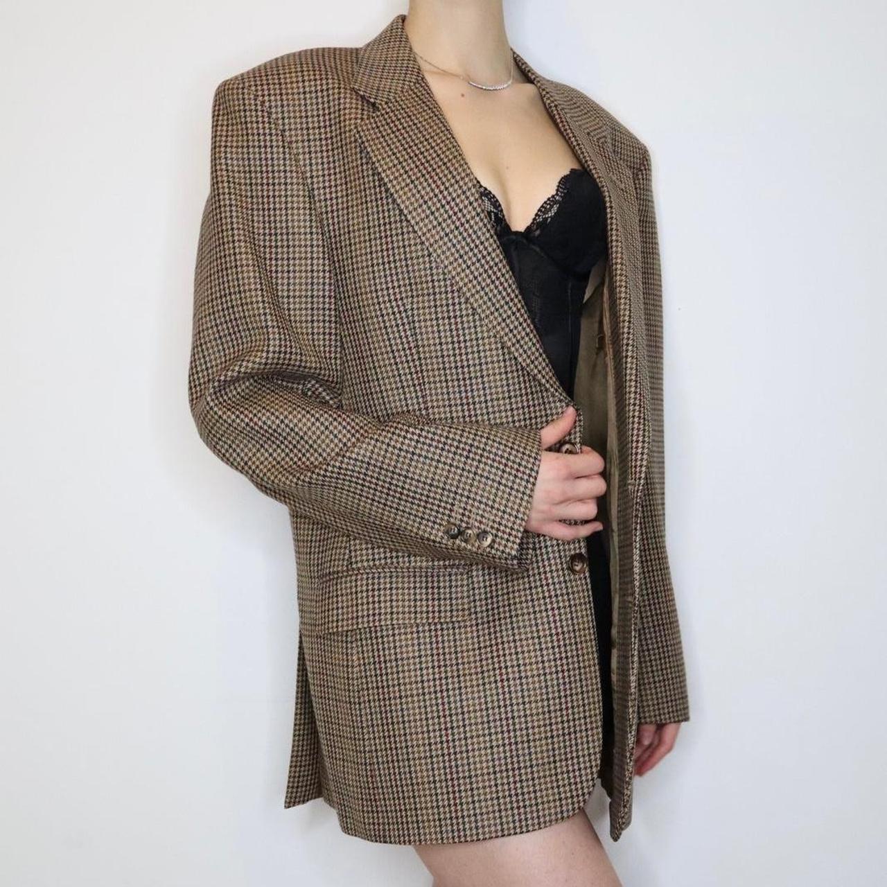 Marks & Spencer Women's Brown and Tan Tailored-jackets | Depop