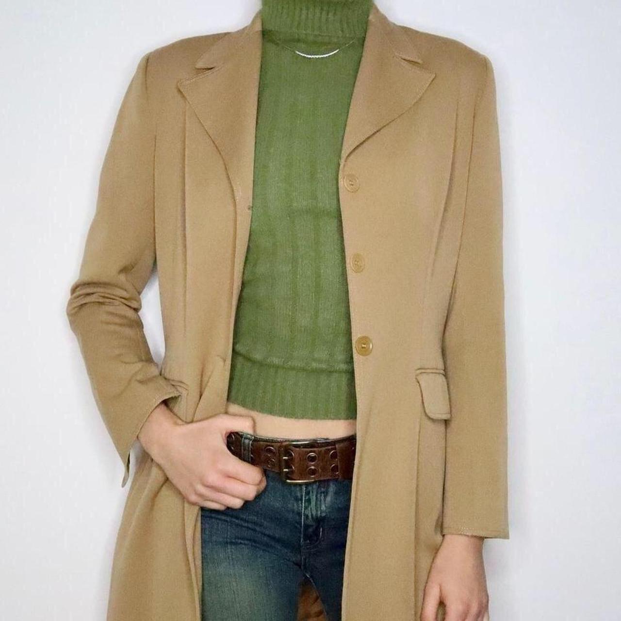 Women's Tan Coat | Depop