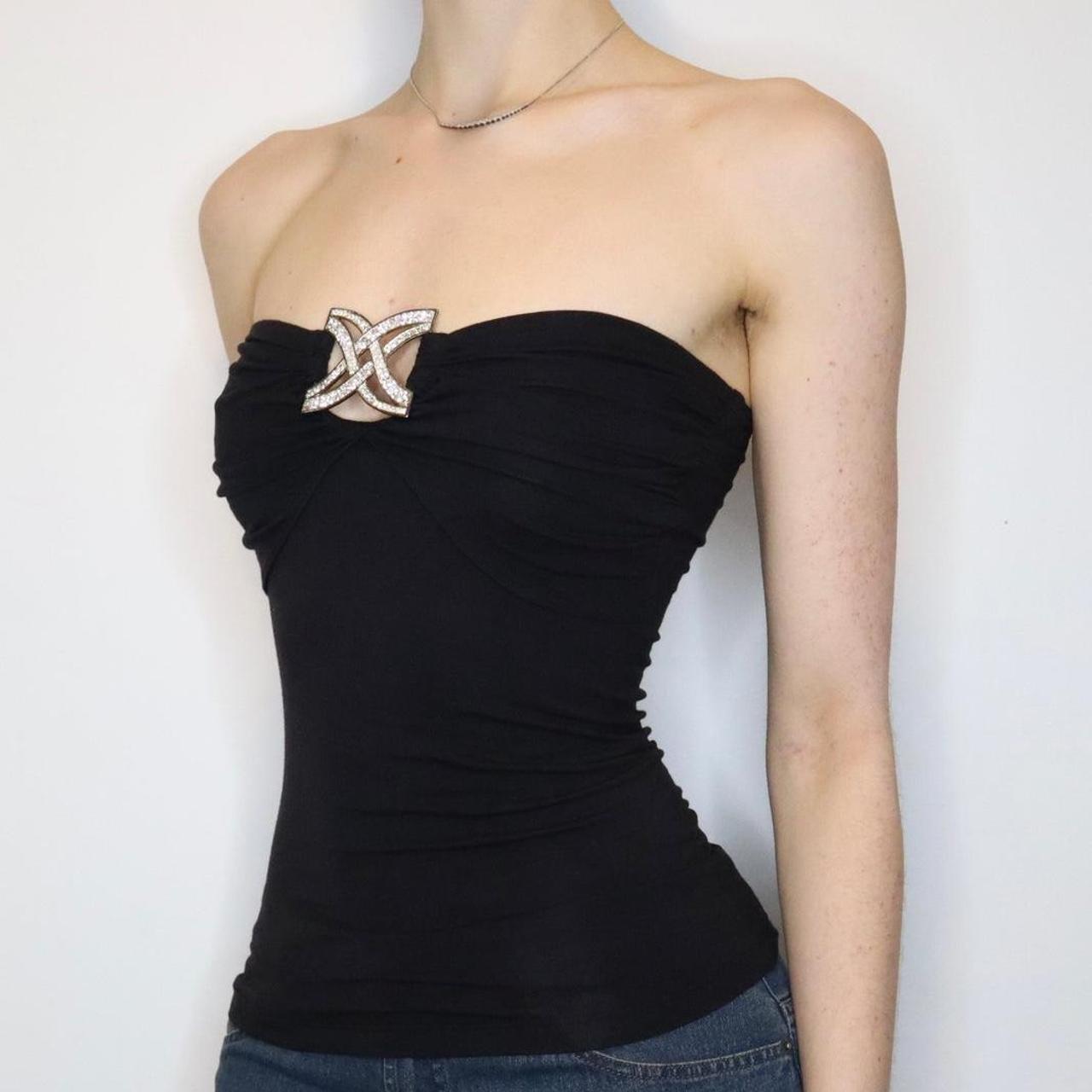 Marciano Women's Black Shirt | Depop