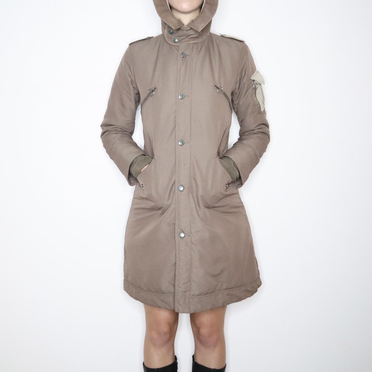 Y2K DIESEL Parka Coat Details: Vintage from the... - Depop