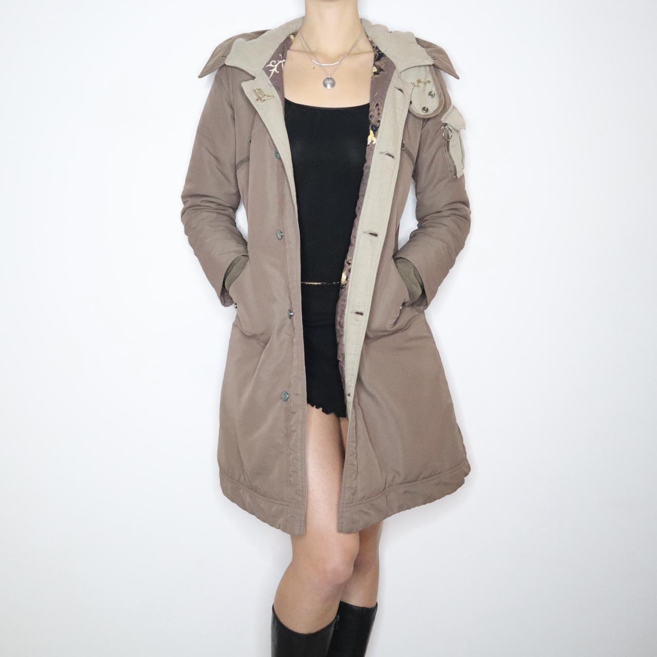 Y2K DIESEL Parka Coat Details: Vintage from the... - Depop