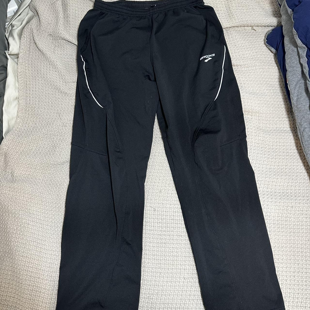 Brooks running pants (black) -... - Depop