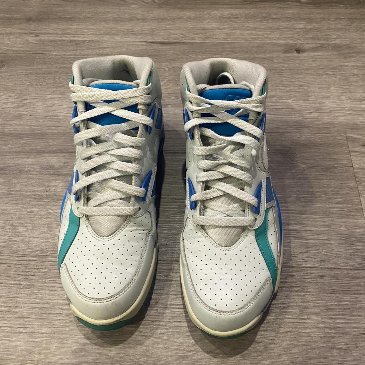 Air Trainer Sc High Barley Grey Blue Orbit” Size 10 Depop