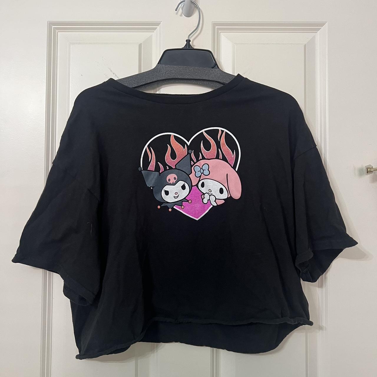Sanrio Kuromi crop top size XL. No flaws - Depop