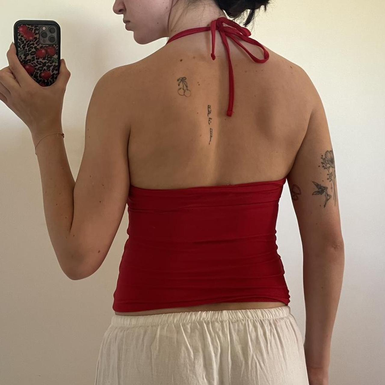 glassons red halter top. only worn to try on.... | Depop