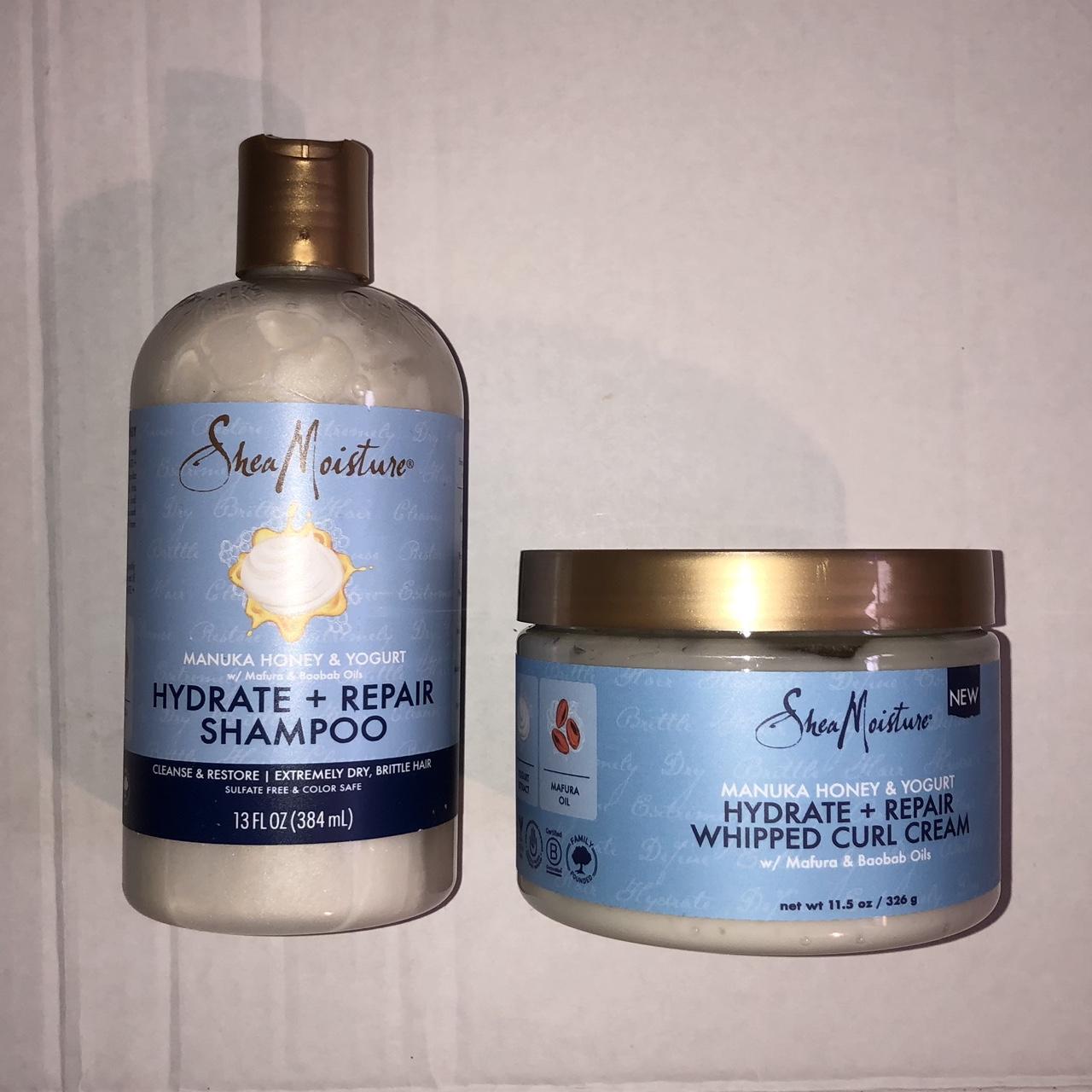 Shea Moisture Manuka Honey & Yogurt shampoo and curl... - Depop