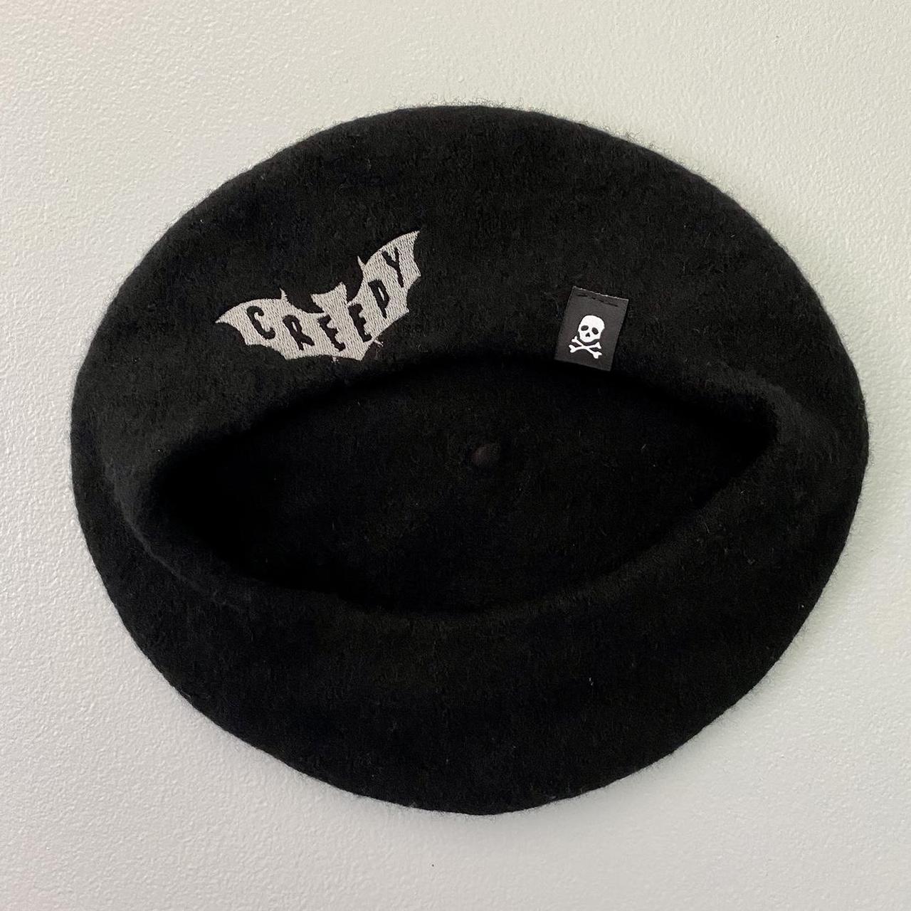 Halloween Creepy Black Bat Beret 🦇🕸️ •can’t remember... - Depop
