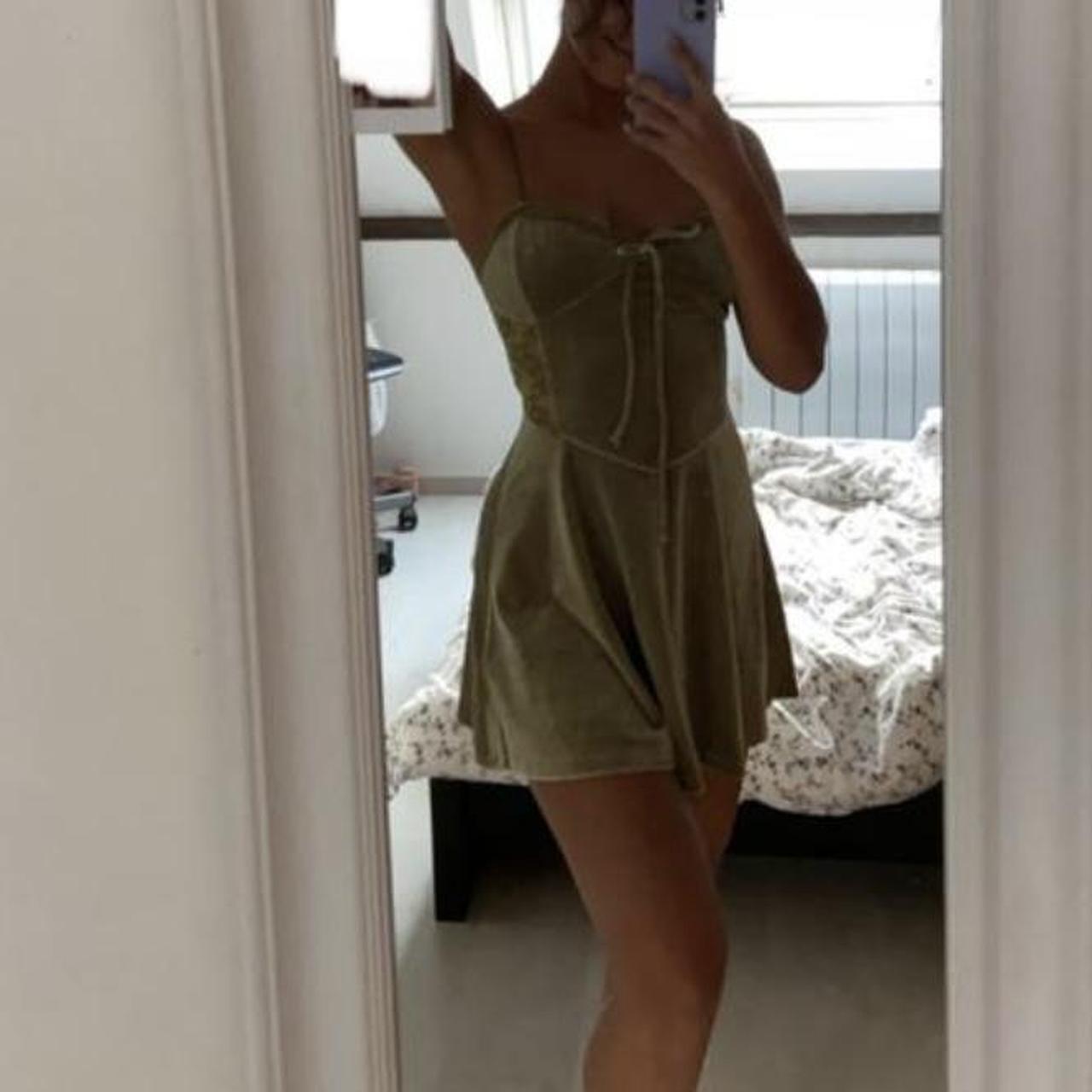 Urban outfitters faith velvet lace slip dress RRP £46 - Depop