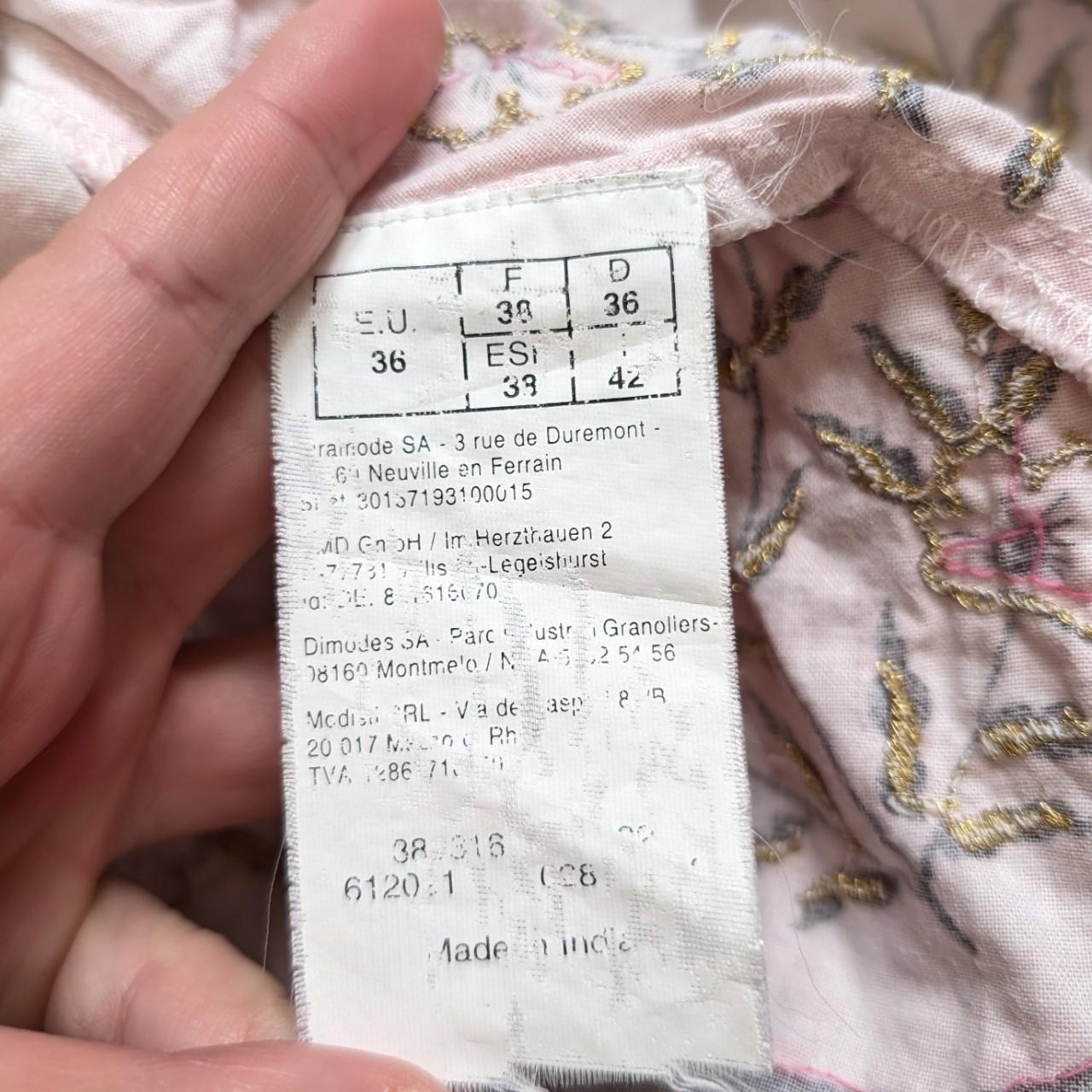 Vintage Pink Floral Sequin Micro Mini Skirt Low... | Depop