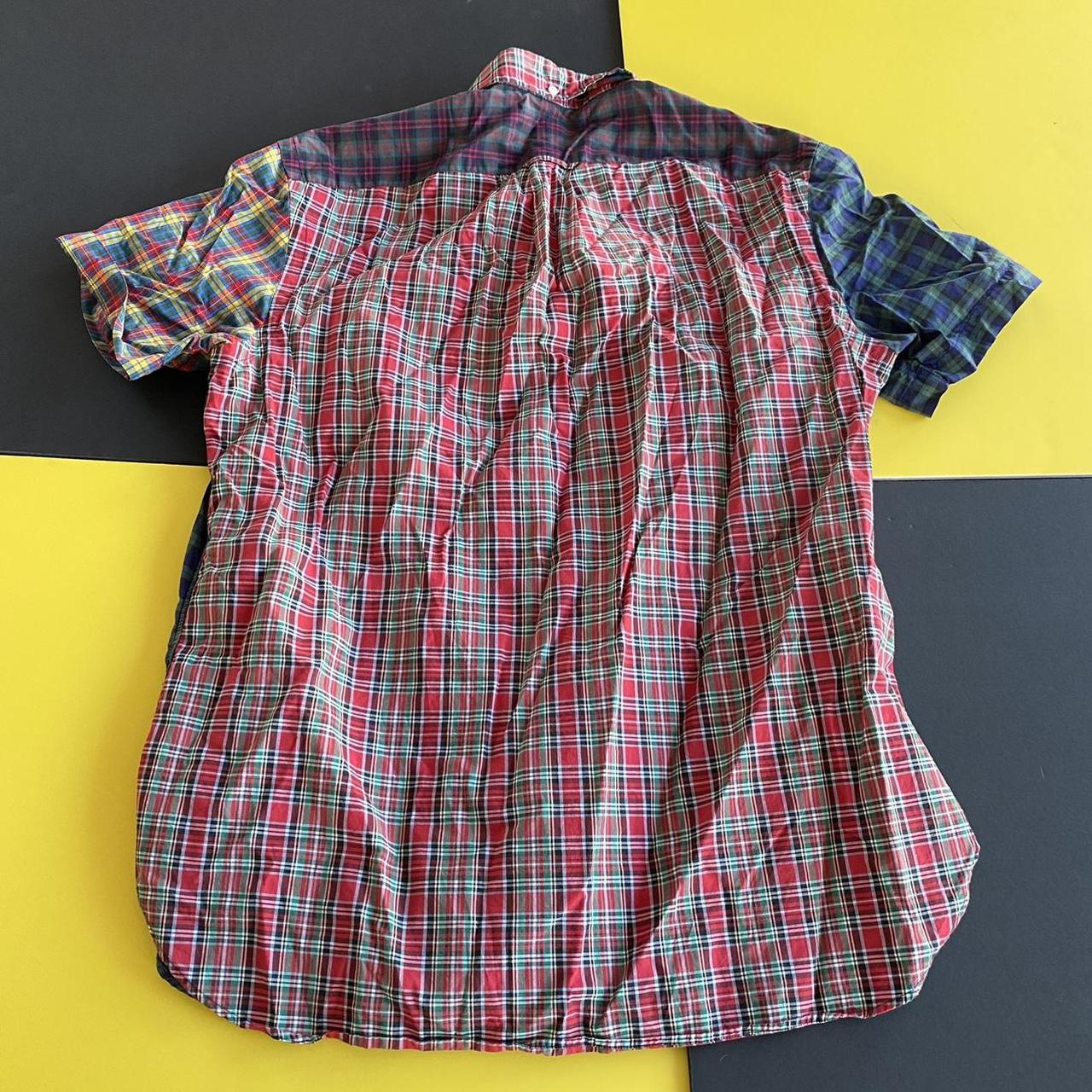 Ralph Lauren patchwork button up shirt Size medium... - Depop