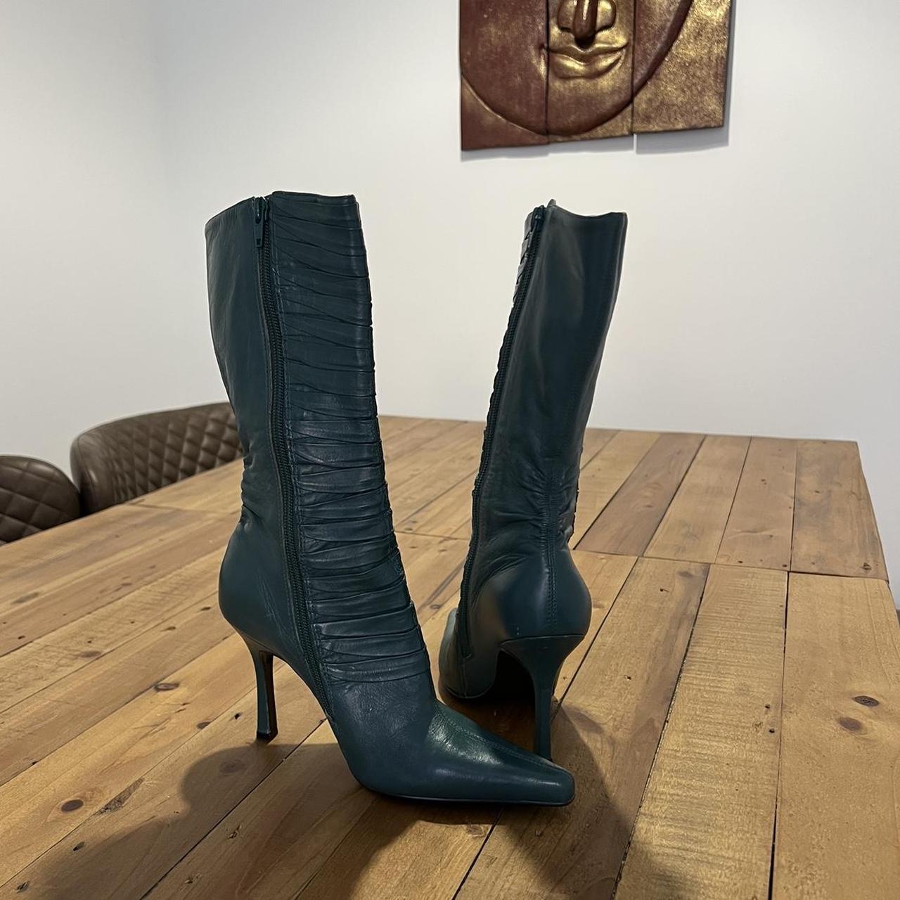 Gorgeous Faith Boots 🍃 Calf length, 4 inch heel.... - Depop