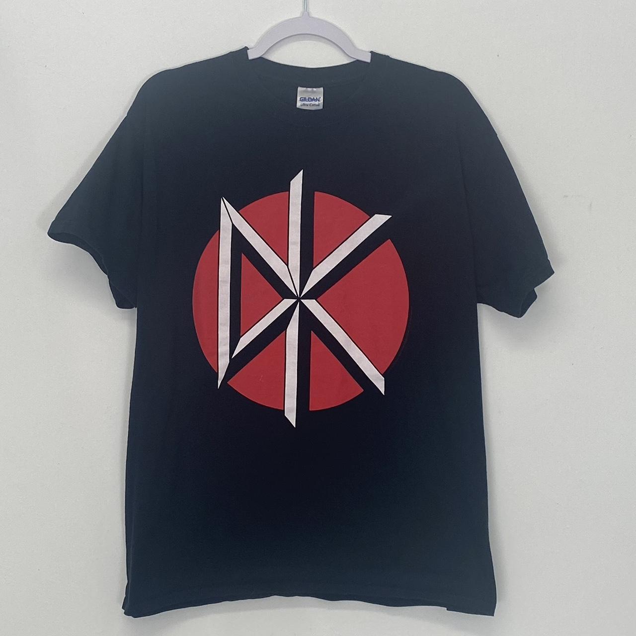 Dead Kennedys DK logo tshirt Size L measures 20”... - Depop