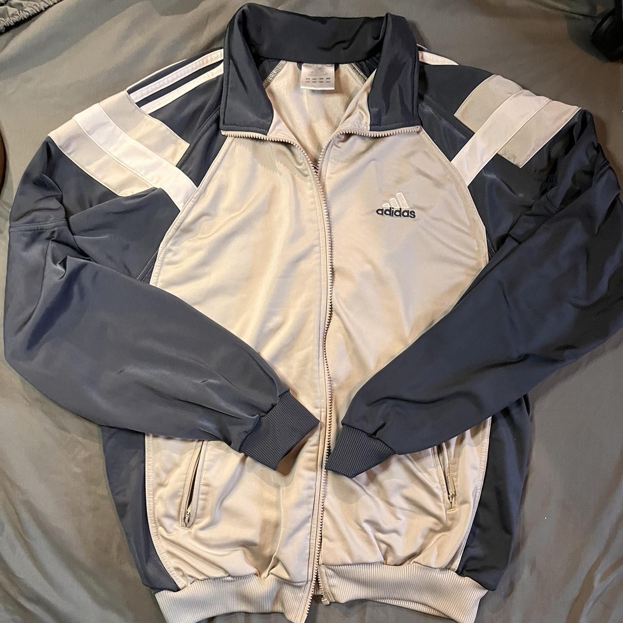 Men’s fit-large Retro Adidas Zip-up Jacket -small... - Depop