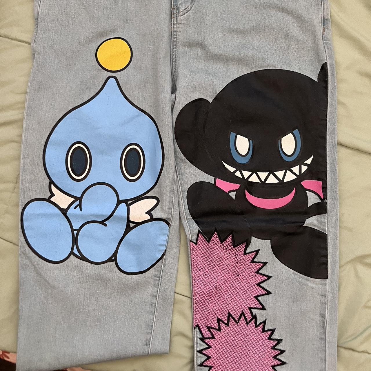 Amazing condition slumpy Kev goat farm chao pants.... - Depop