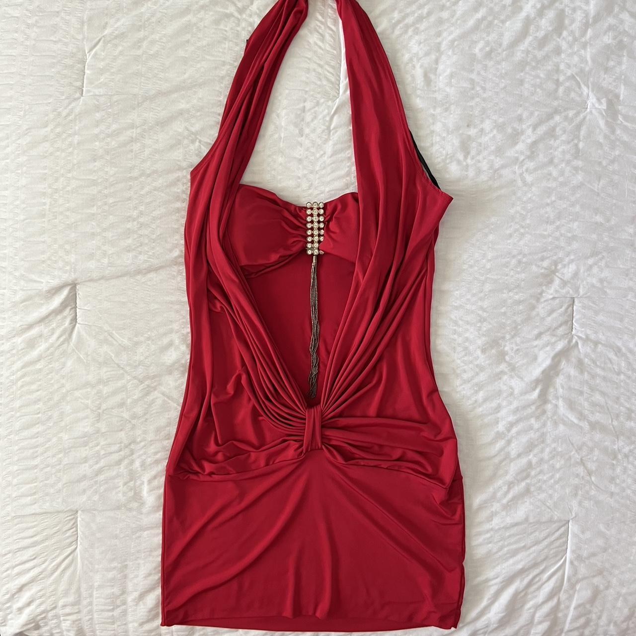 Body Central Women's Red Dress | Depop