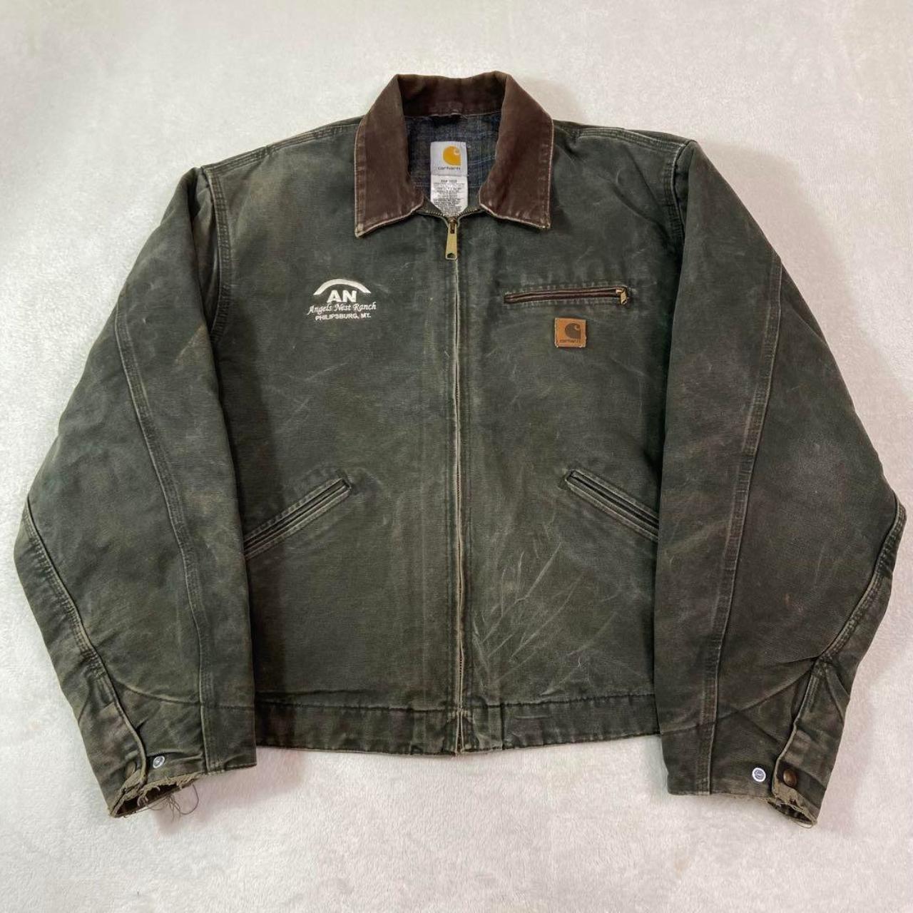 Carhartt J97 MOS Duck Detroit Jacket XL Size Thank... - Depop