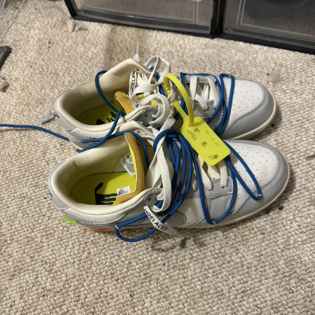 Off white dunks lot 10 of 50 worn 3x box will be... - Depop