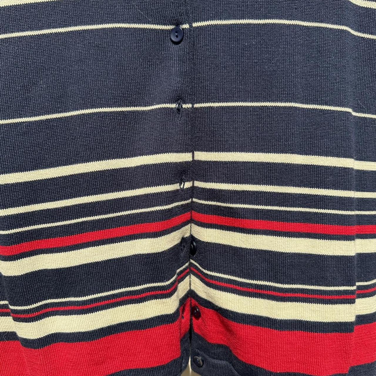 Liz Claiborne Retro Striped Cardigan ⚡️feel free to... - Depop