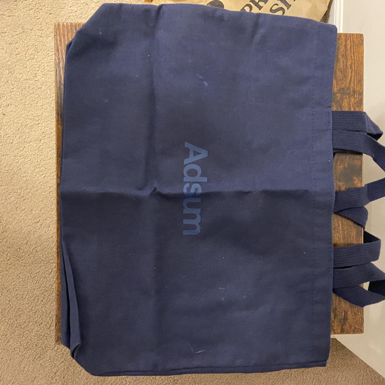 Adsum tote bags (3) - brand new - Brown, navy, green. - Depop