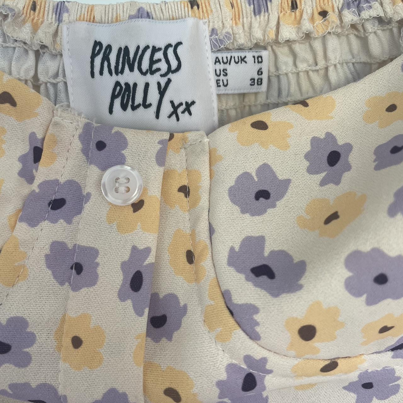 Princess Polly Yellow and Purple Dress | Depop
