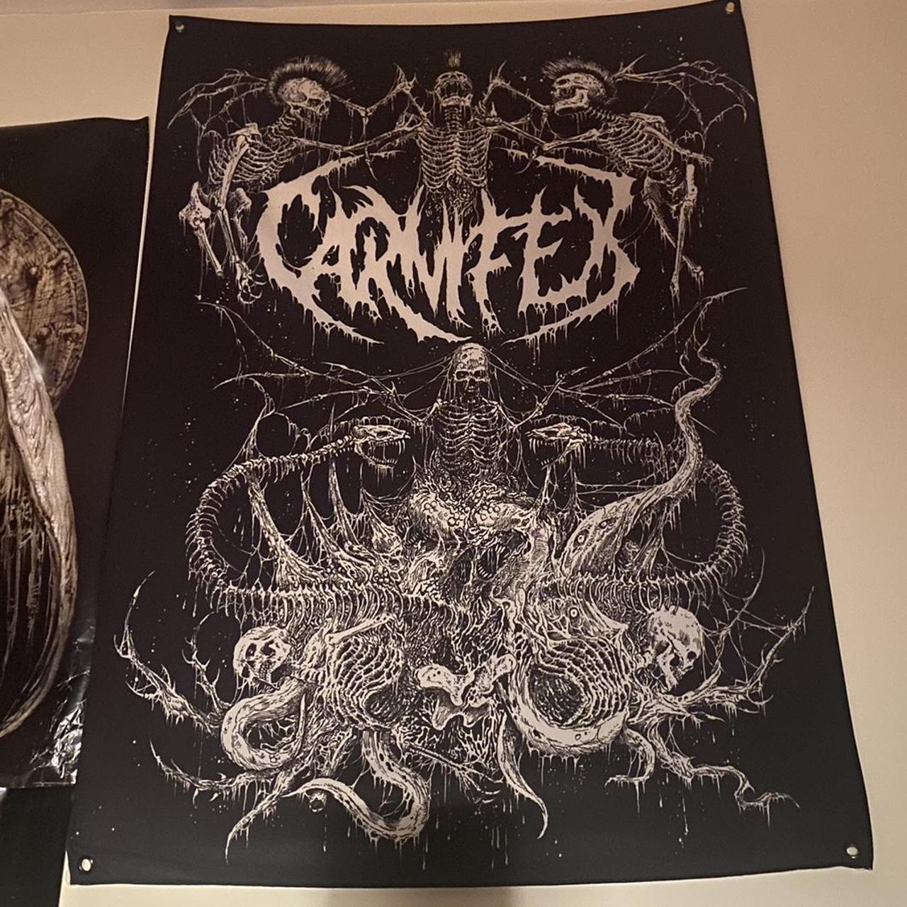 Carnifex wall banner/flag ♡. ˚ ୨୧ ˚ .♡ 47" length,... - Depop