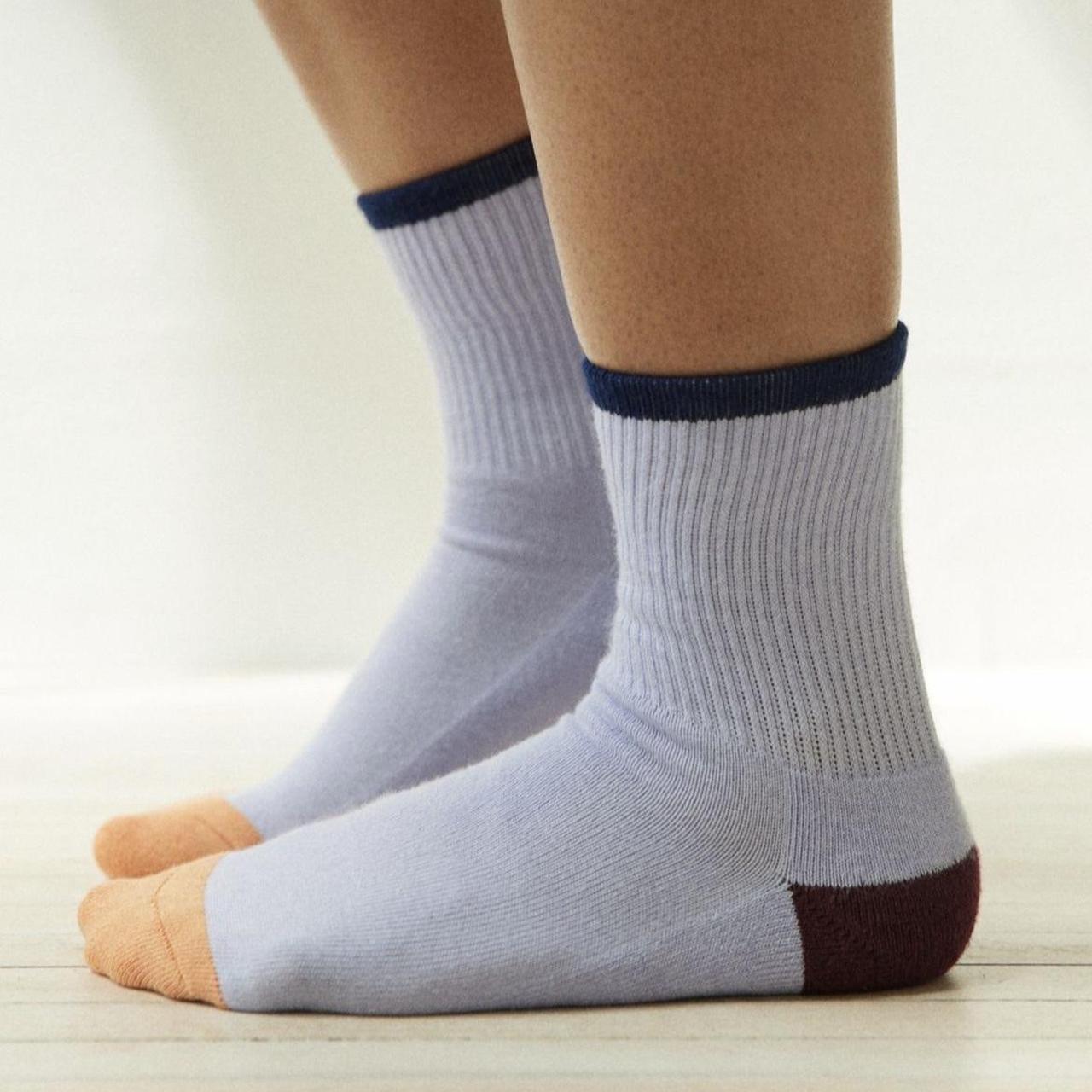 brand new with tags BAGGU periwinkle socks - Depop