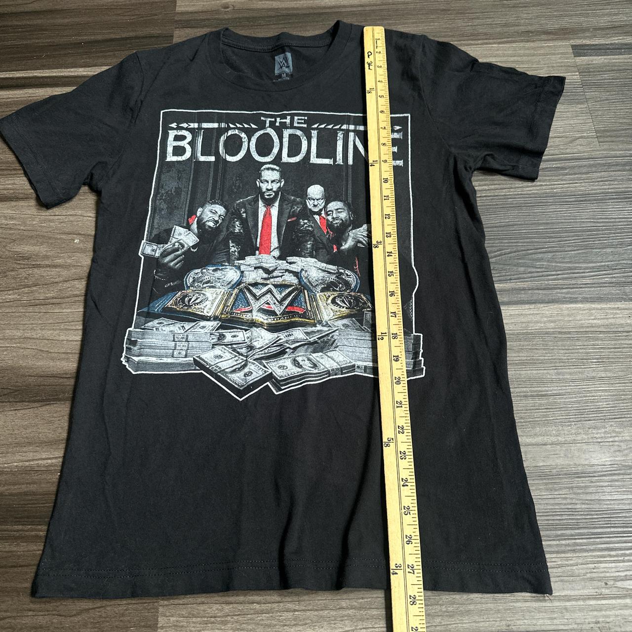 Authentic WWE The Bloodline tshirt Black/Medium... - Depop