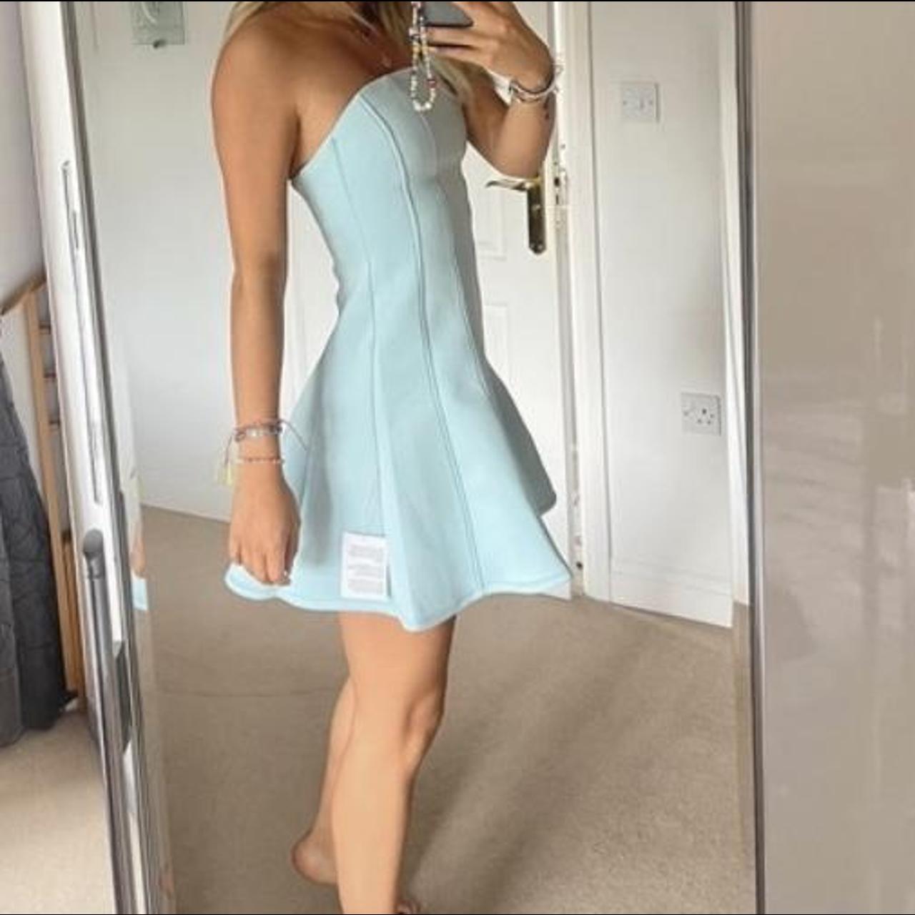 Light blue asos skater dress 🩵 Size 6, true to size... - Depop