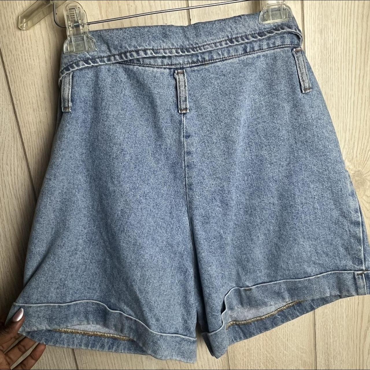 Vintage Cache Denim Shorts Size 6 American... - Depop