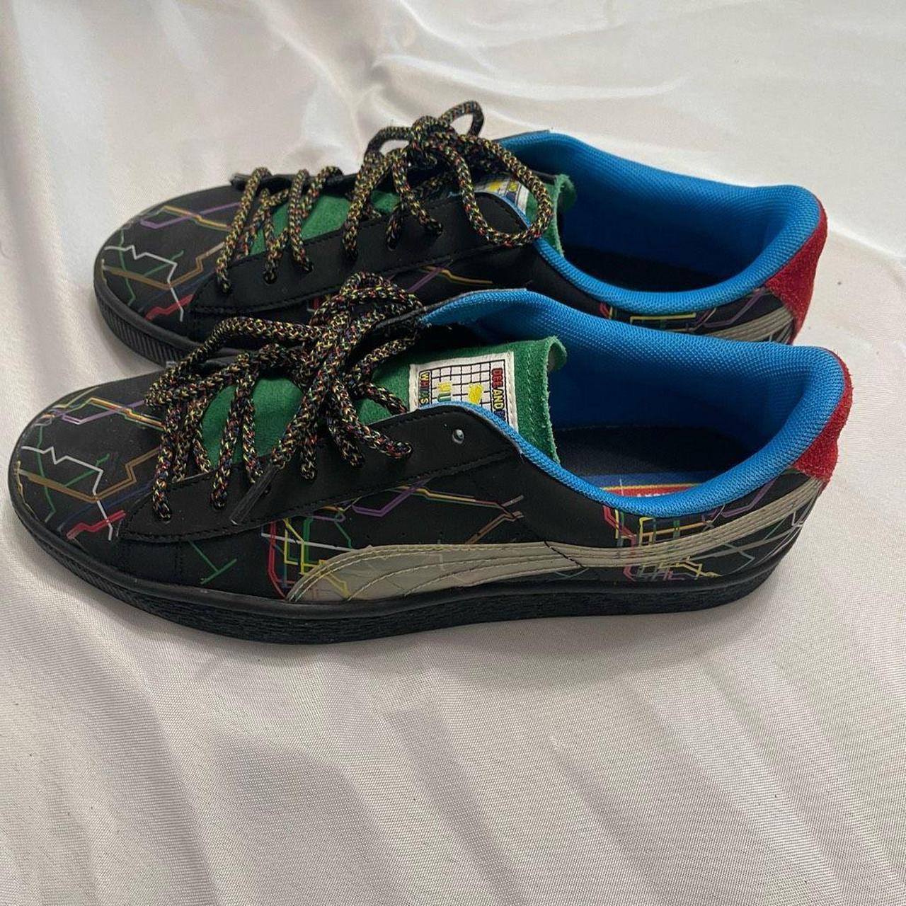 Puma Basket x Dee & Ricky Mens Trainers Lace Up... - Depop