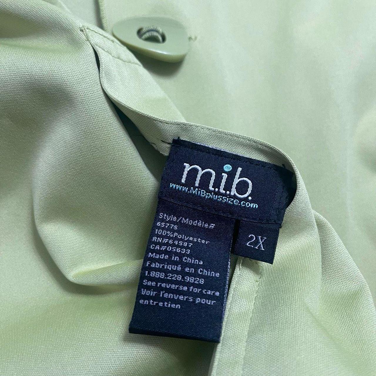 Mib Plus Size UBU Green Blue Reversible Parisian... - Depop