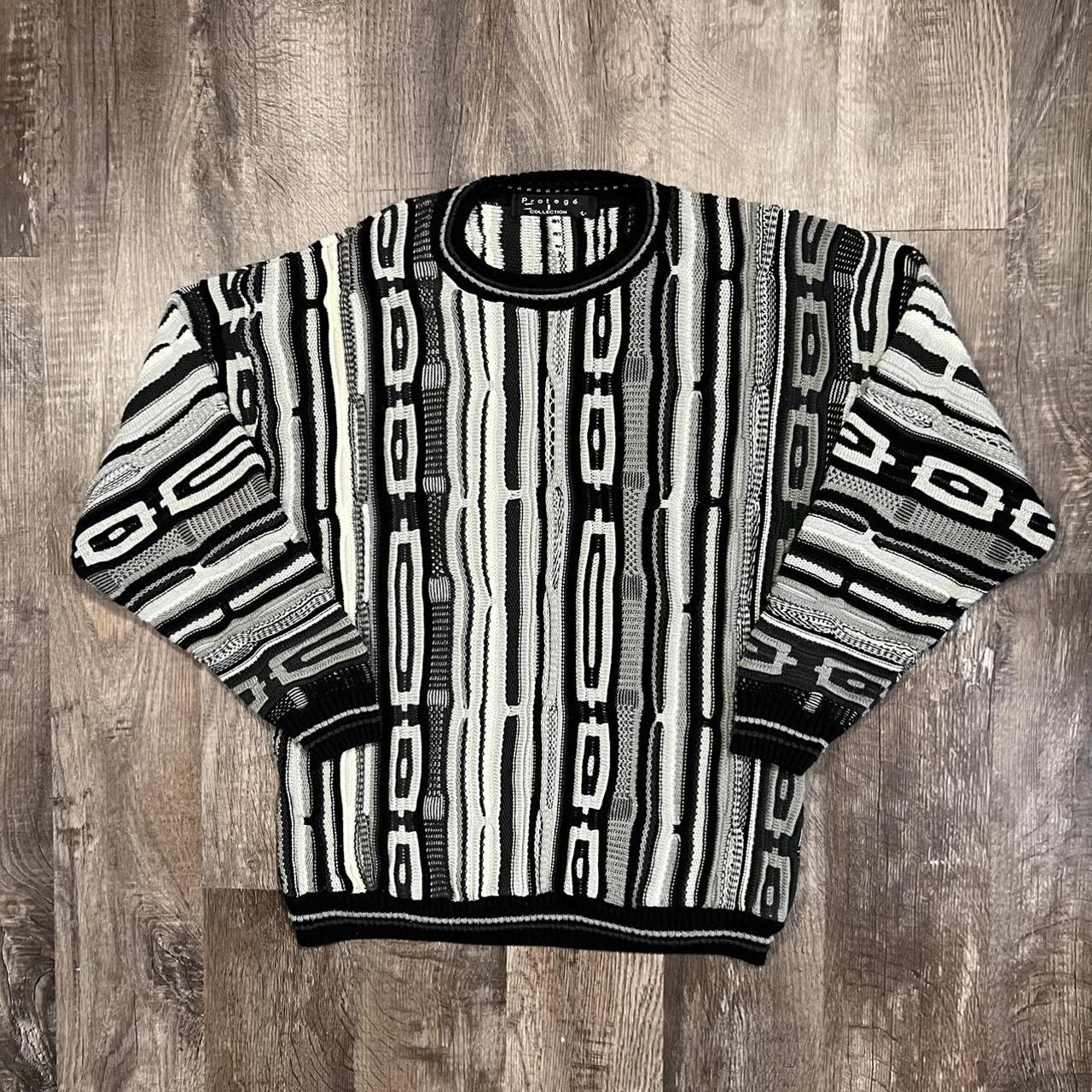 Vintage Coogi Like Sweater 3D Texture Size is... - Depop