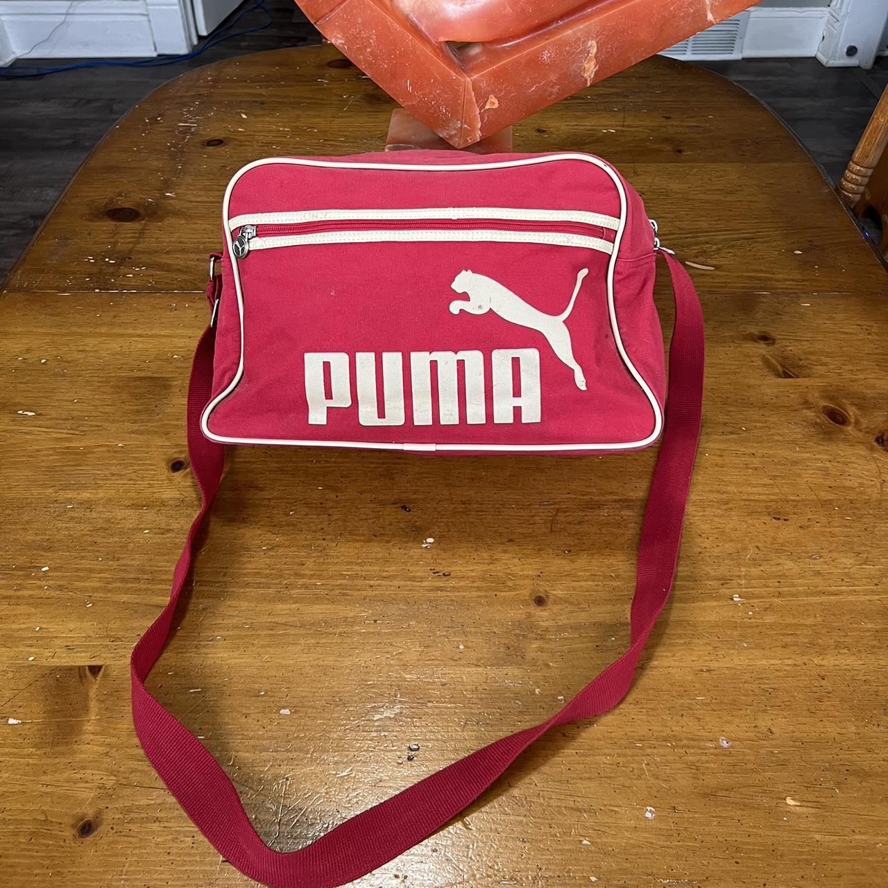 Vintage Puma Bag 80s Size is osfa Measures at 9... - Depop