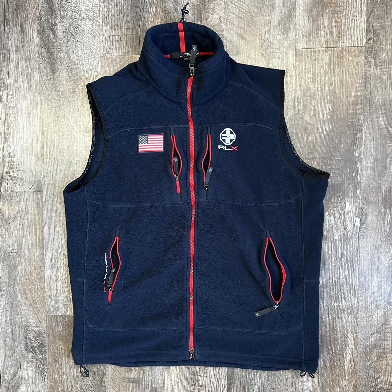 RLX Ralph Lauren Vest Cozy Size is xl Measures... - Depop