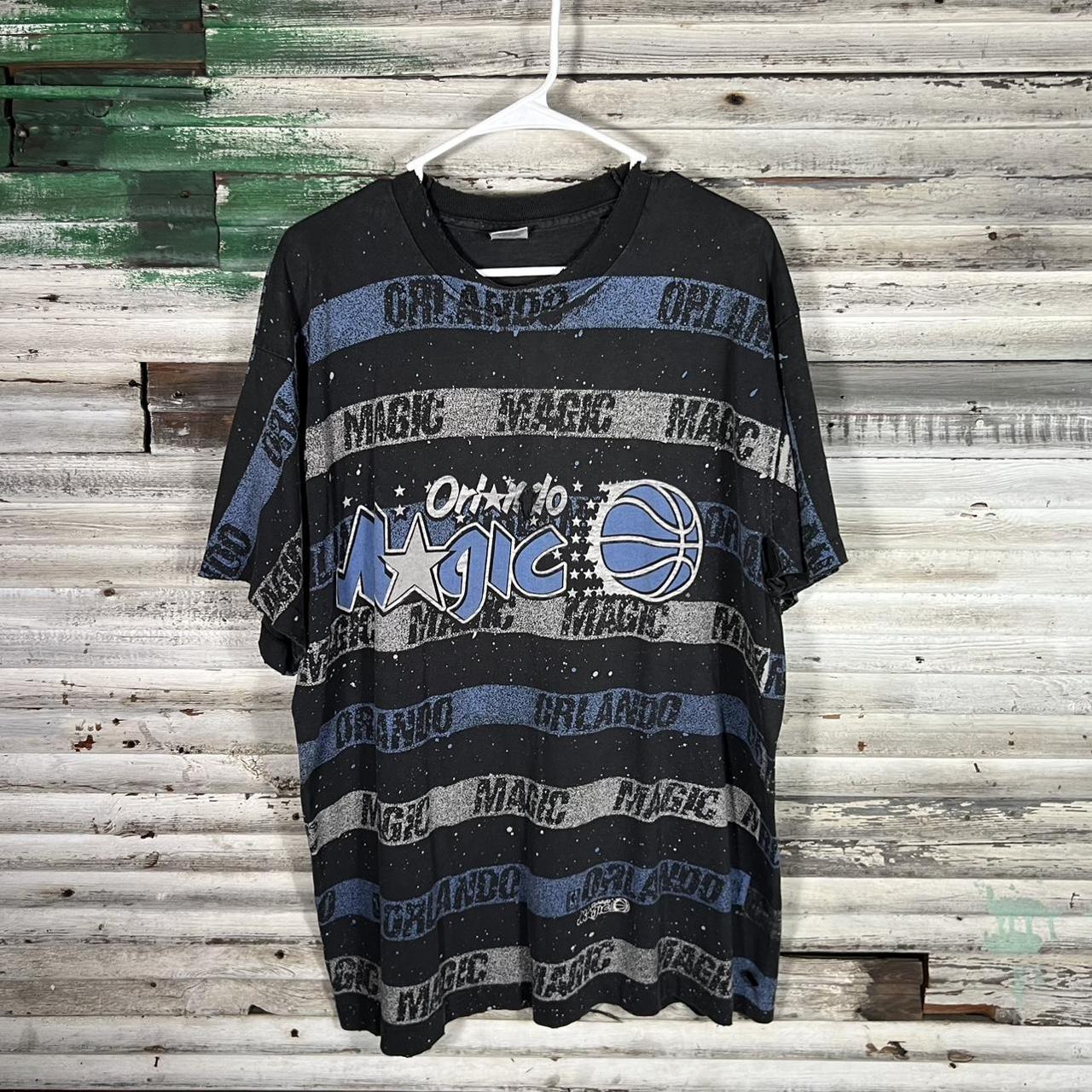 Vintage Orlando Magic AOP Shirt Made in USA... - Depop