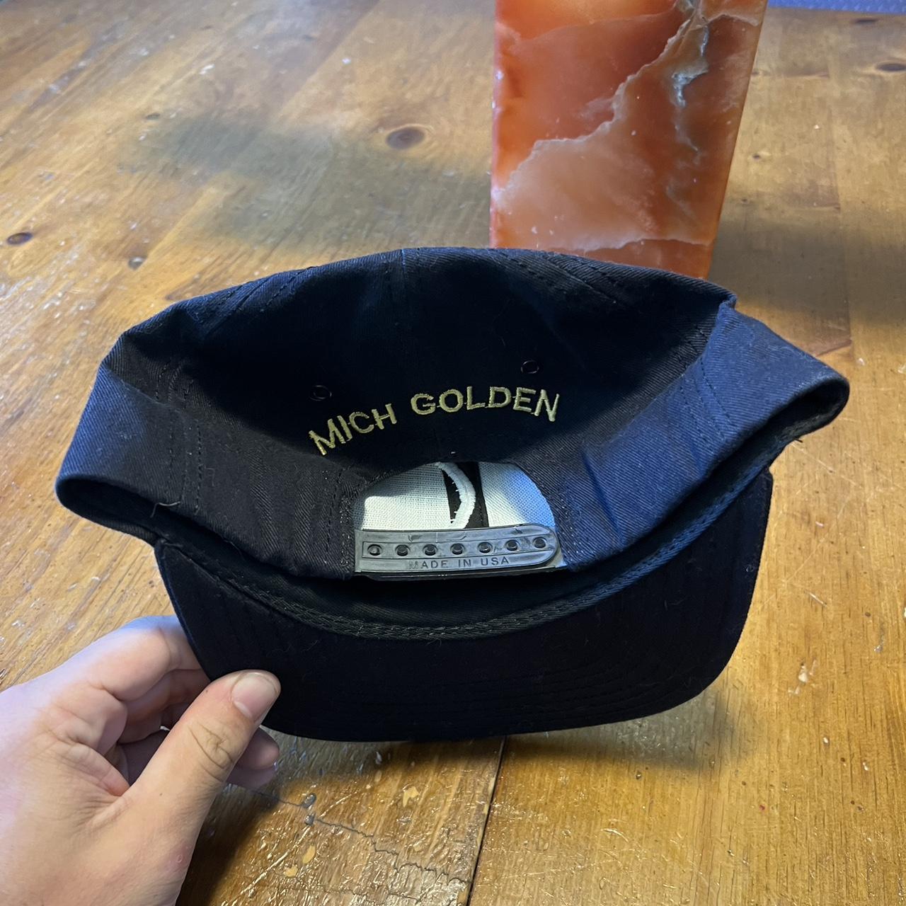 Vintage Mich Golden Trucker Hat 90s Made in the... - Depop
