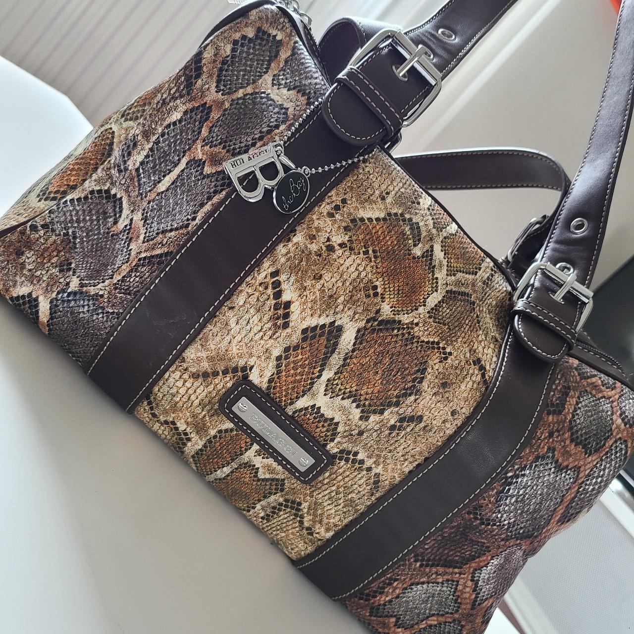 Animal print Bulaggi handbag "the bag" Luxury brand... - Depop