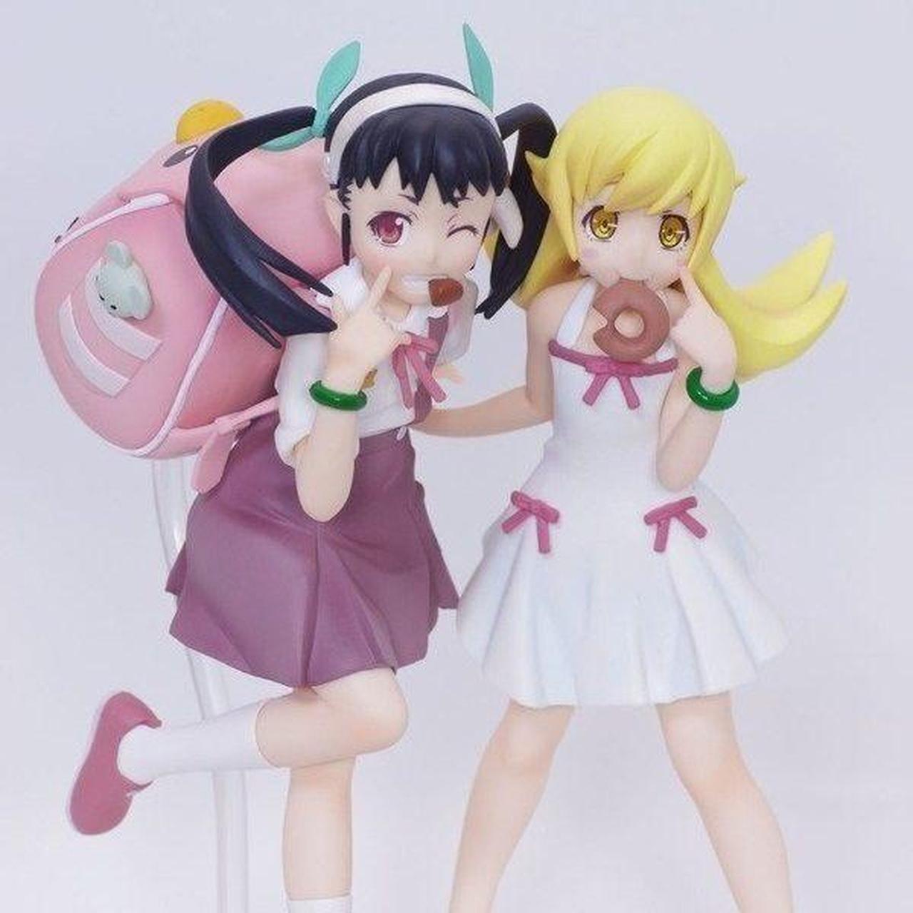 taito monogatari shinobu and mayoi figure super cute... - Depop