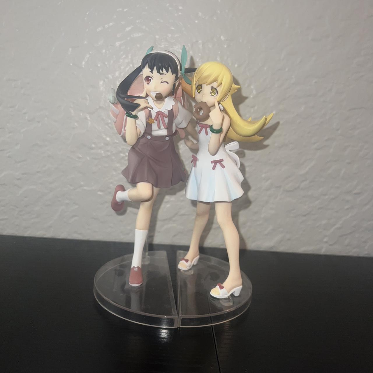 taito monogatari shinobu and mayoi figure super cute... - Depop
