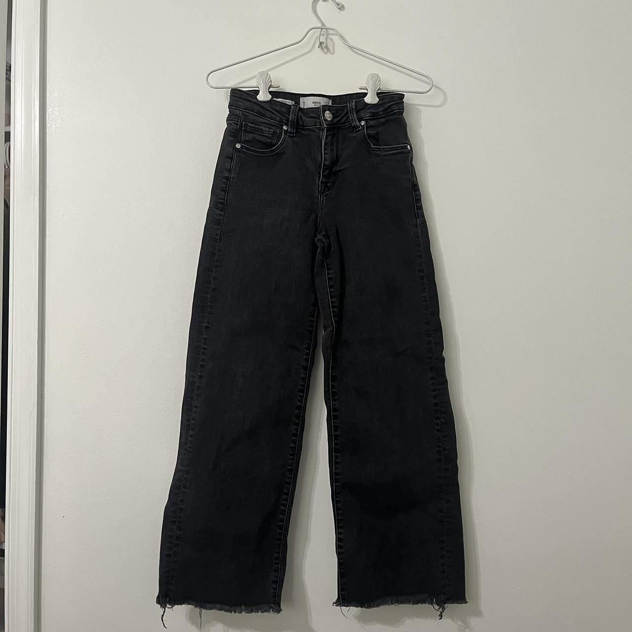 Mango Women's Black Jeans | Depop