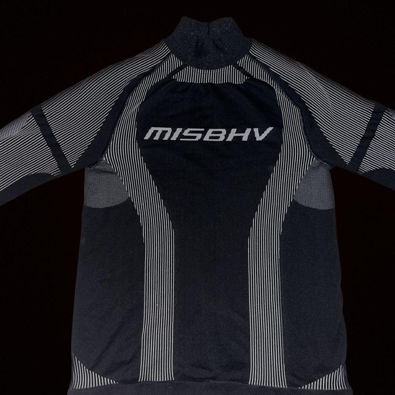 MISBHV long-sleeve black stretch jersey size M -... - Depop