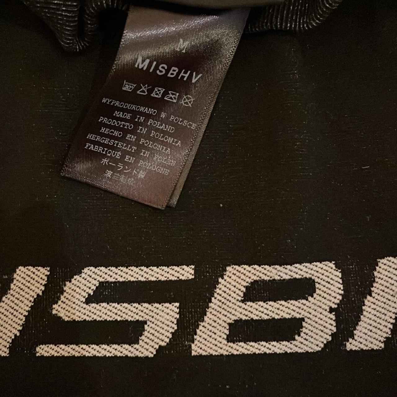 MISBHV long-sleeve black stretch jersey size M -... - Depop