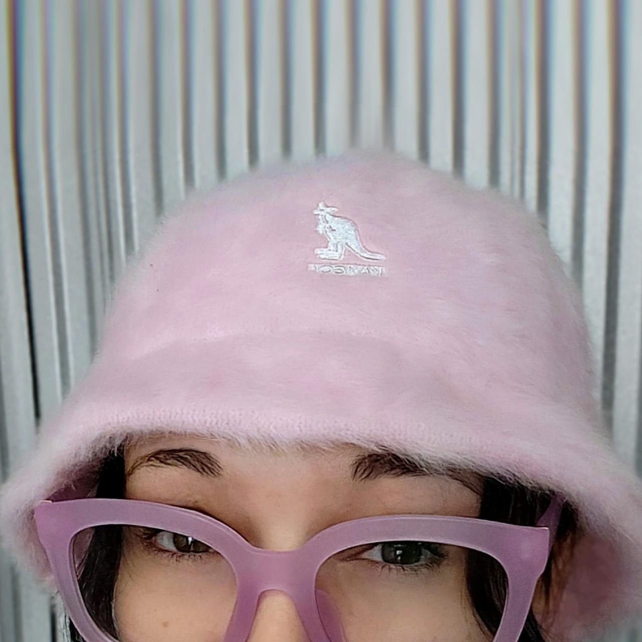Light Pink Kangol Bucket Hat ☆ Size XL Short /... - Depop