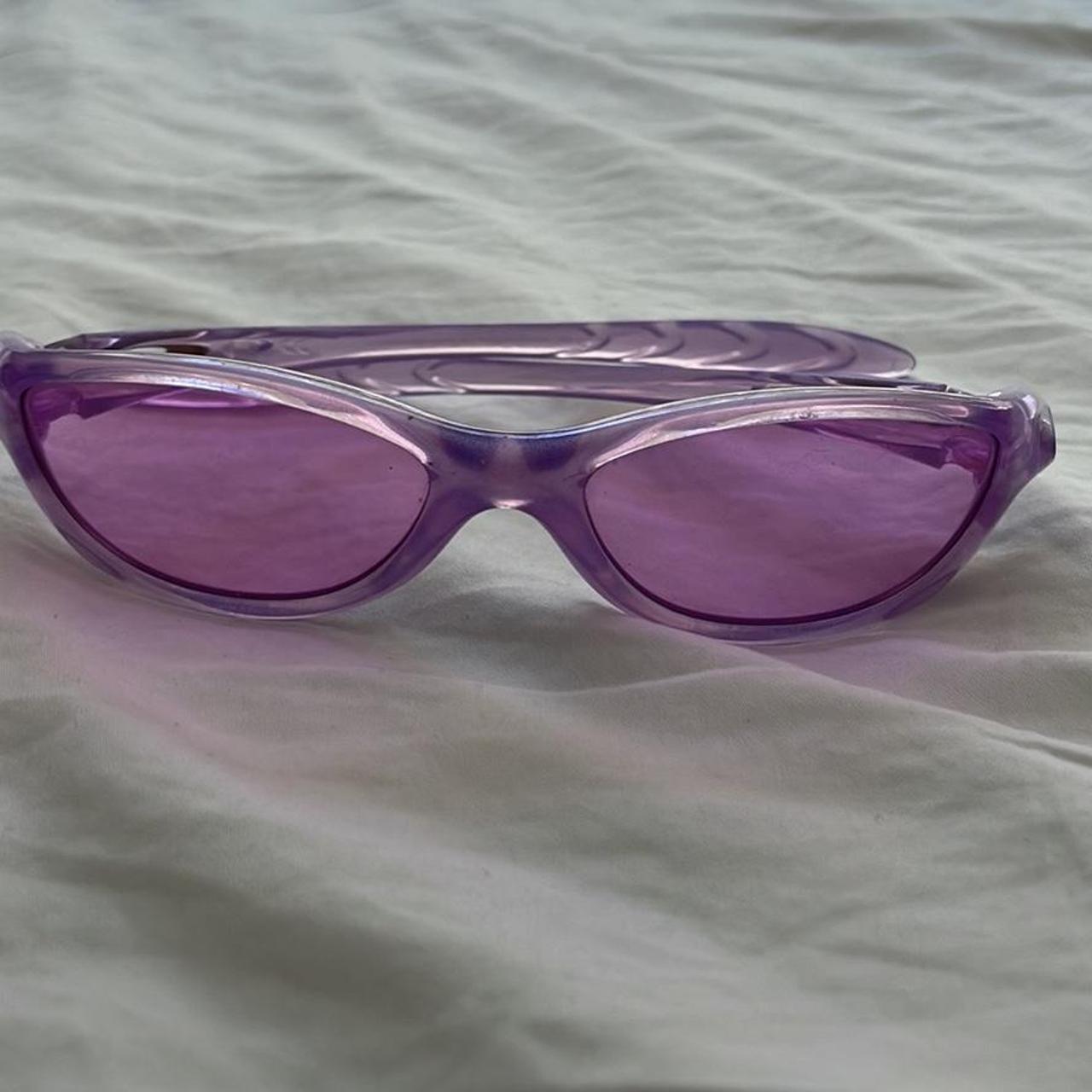 Purple Oakley sunglasses, made in the USA -... - Depop